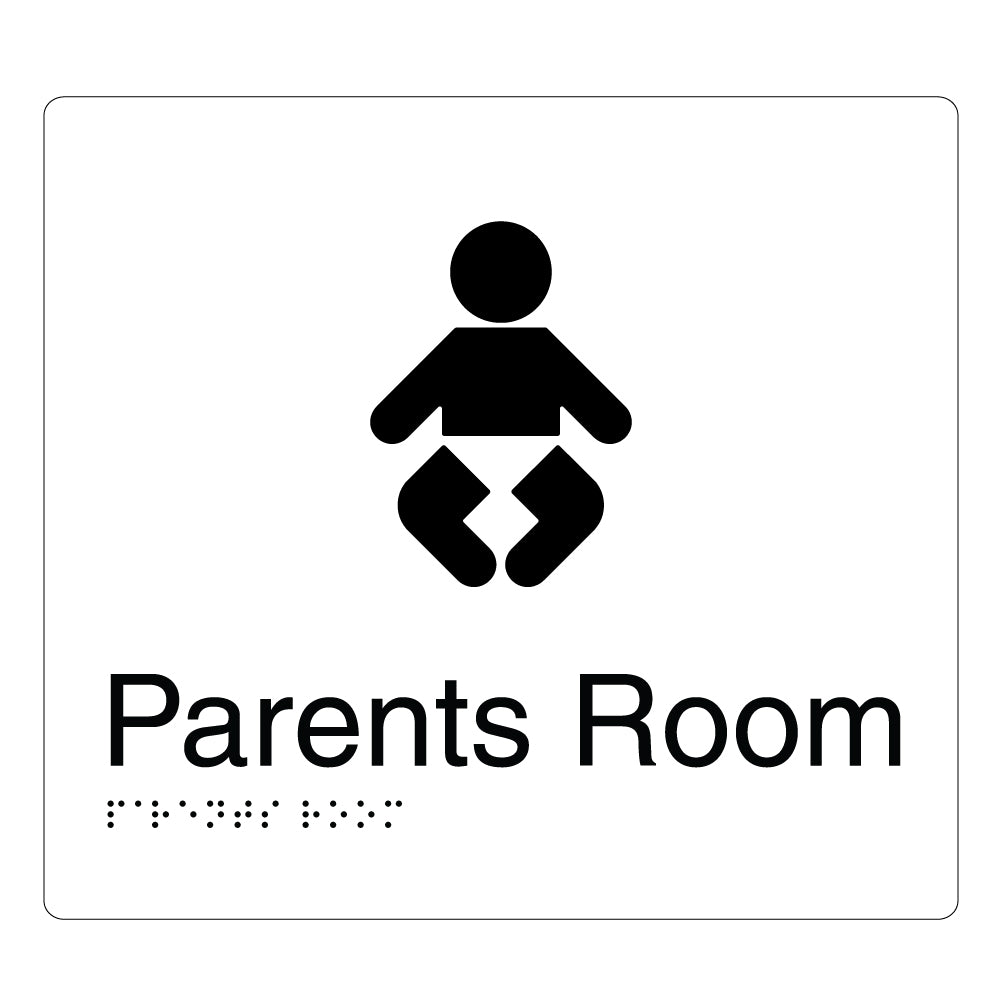 Parents Room Braille and Tactile Sign | Australian made – Prosign Braille